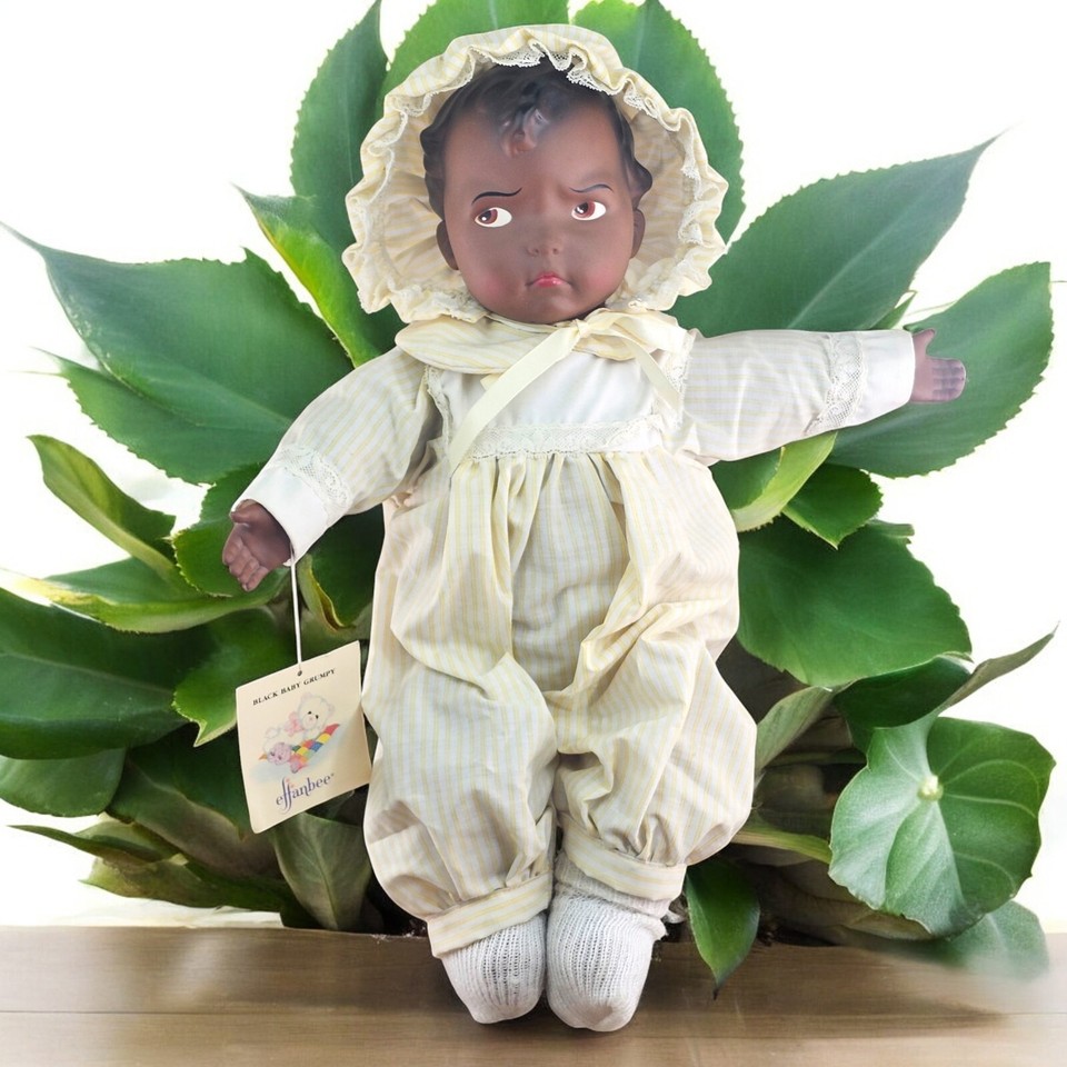 Vintage Effanbee Baby Grumpy Doll African American Black Shirleys ...
