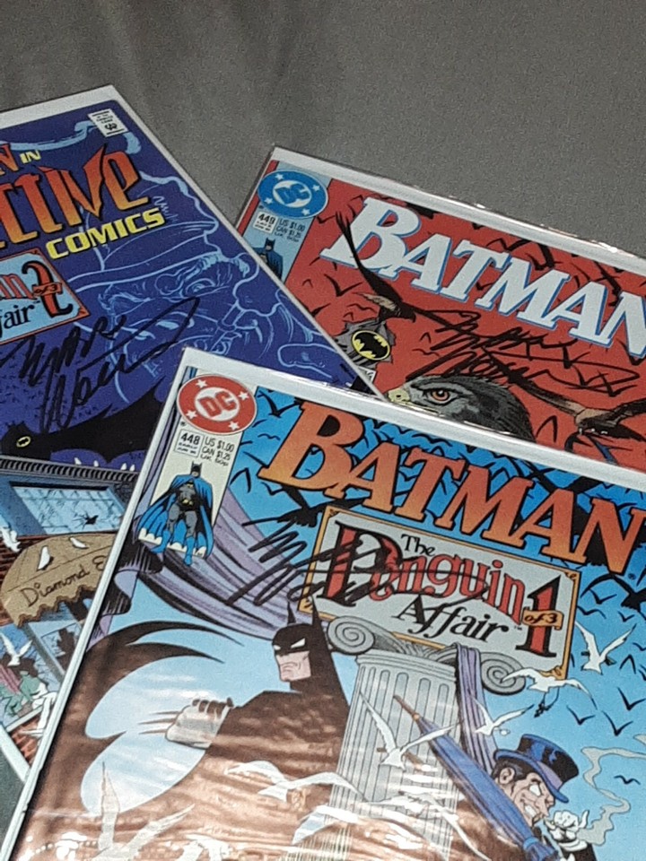 BATMAN 448 449 & Detective Comic 615 (All Signed) | eBay