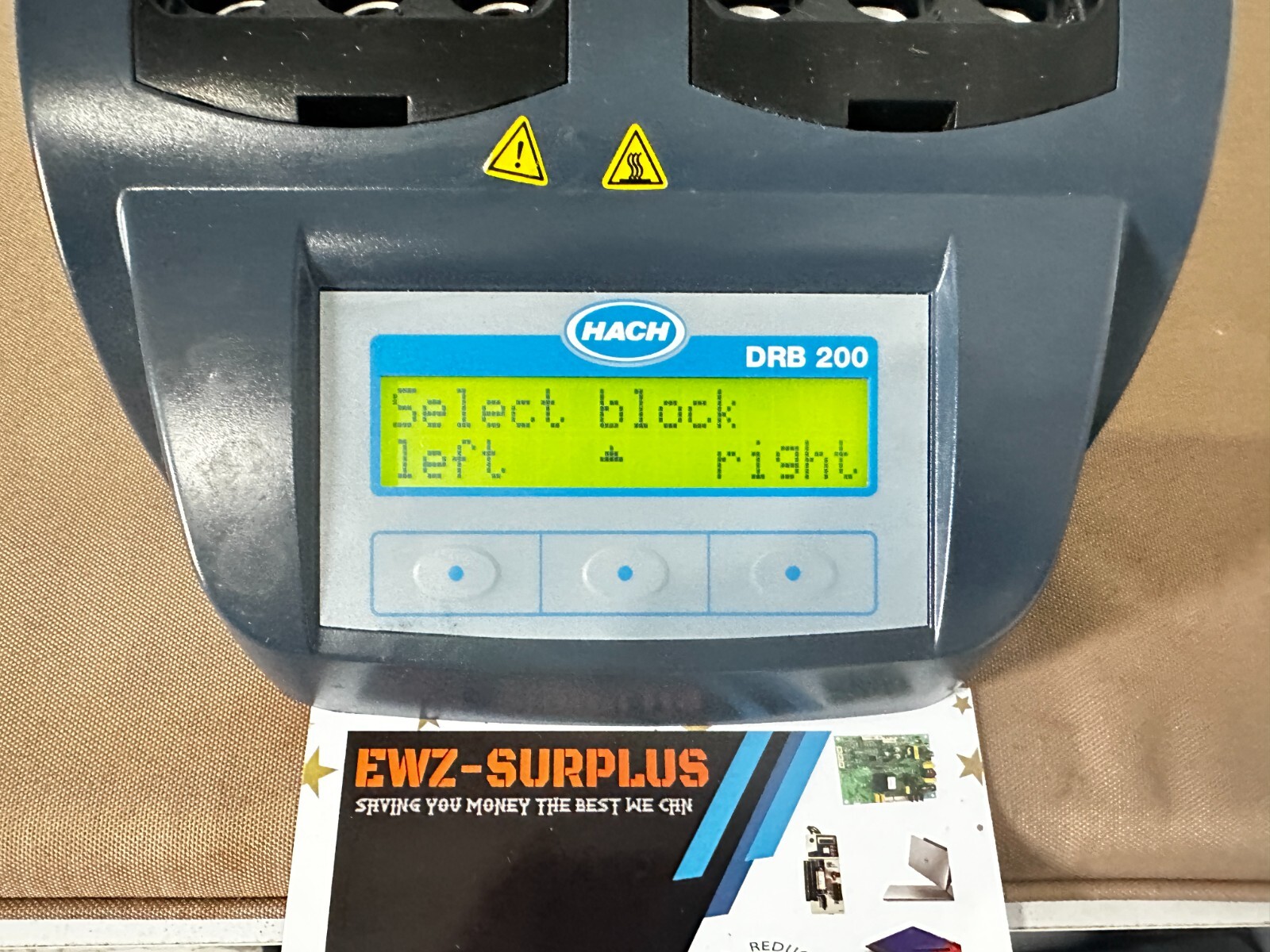 NICE HACH DRB200 DIGITAL REACTOR BLOCK TWO HEATING BLOCK BAY TESTED FOR ...