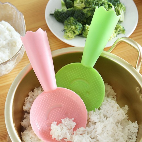 3 Pcs/set Cooking Spoons Cartoon Serve Rice Anti-crack Rice Shoves Anti ...
