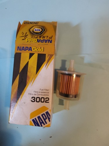 3002 NAPA Gold Fuel Filter 5/16 Inline Clear for sale online | eBay