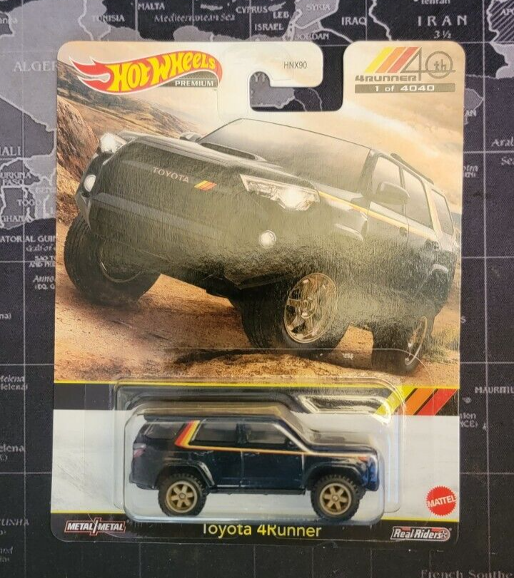 hot wheels toyota 4runner 40th limited edition 1/4040 VHTF unreleased ...