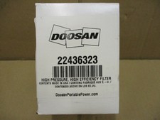 Genuine Doosan 22402317 High Pressure Compressor Filter for sale online ...