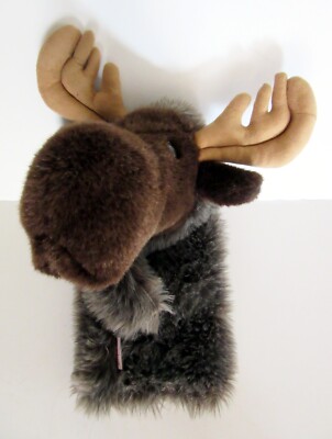 Large MOOSE HEAD Hand Puppet, Hand Made, 16" Tall | eBay