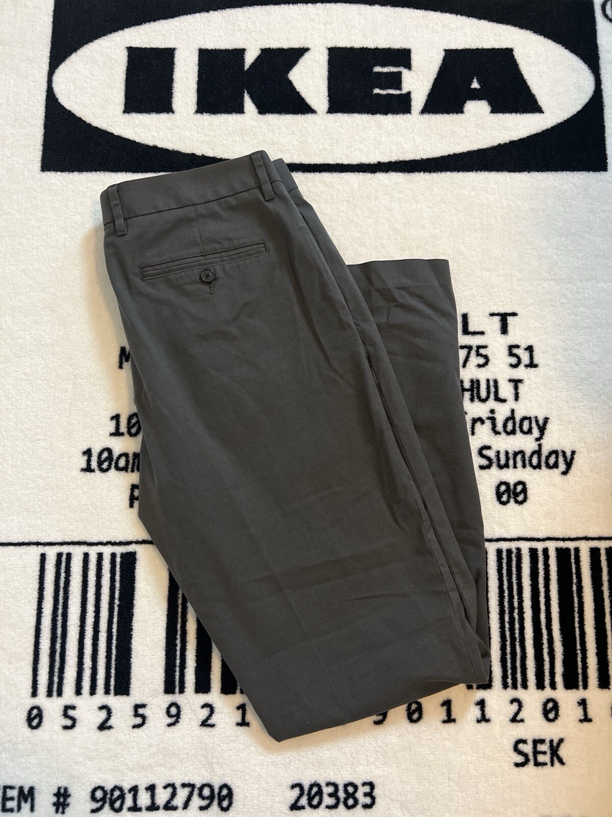Bonobos Tuesday Tailored Fit Pants Size 33x32 Grey St… - Gem