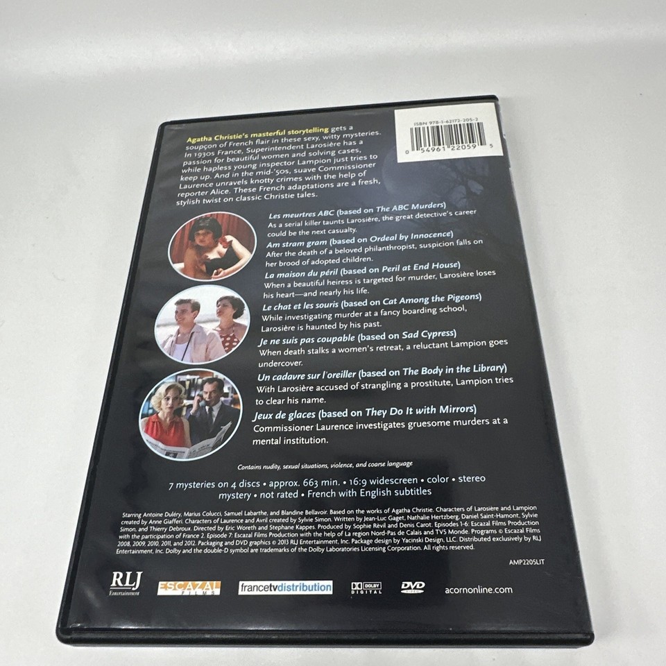 Les Petits Meurtres D'agatha Christie Set 1 (4 DVD Discs) Acorn 2012 ...