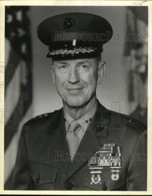 1978 Press Photo U.S. Marine Corps Major General Marc A. Moore ...