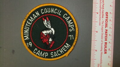 Boy Scout Camp Sachem Minuteman Council 3557II | eBay