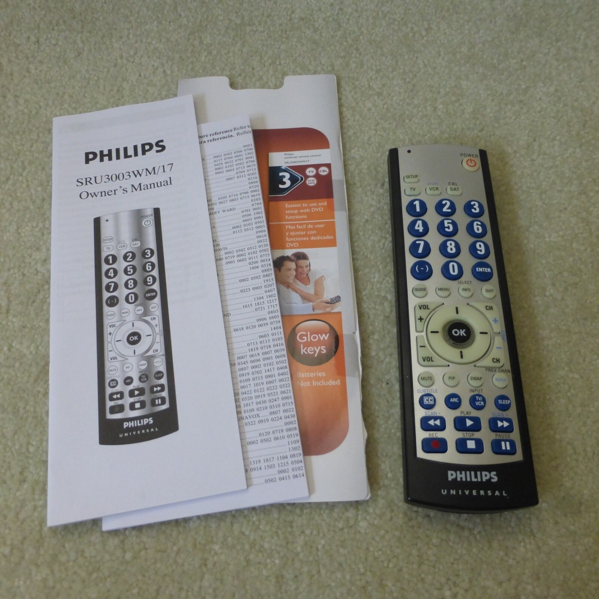 Philips Universal Remote Sru3003wmphilips Universal Amazon.com: