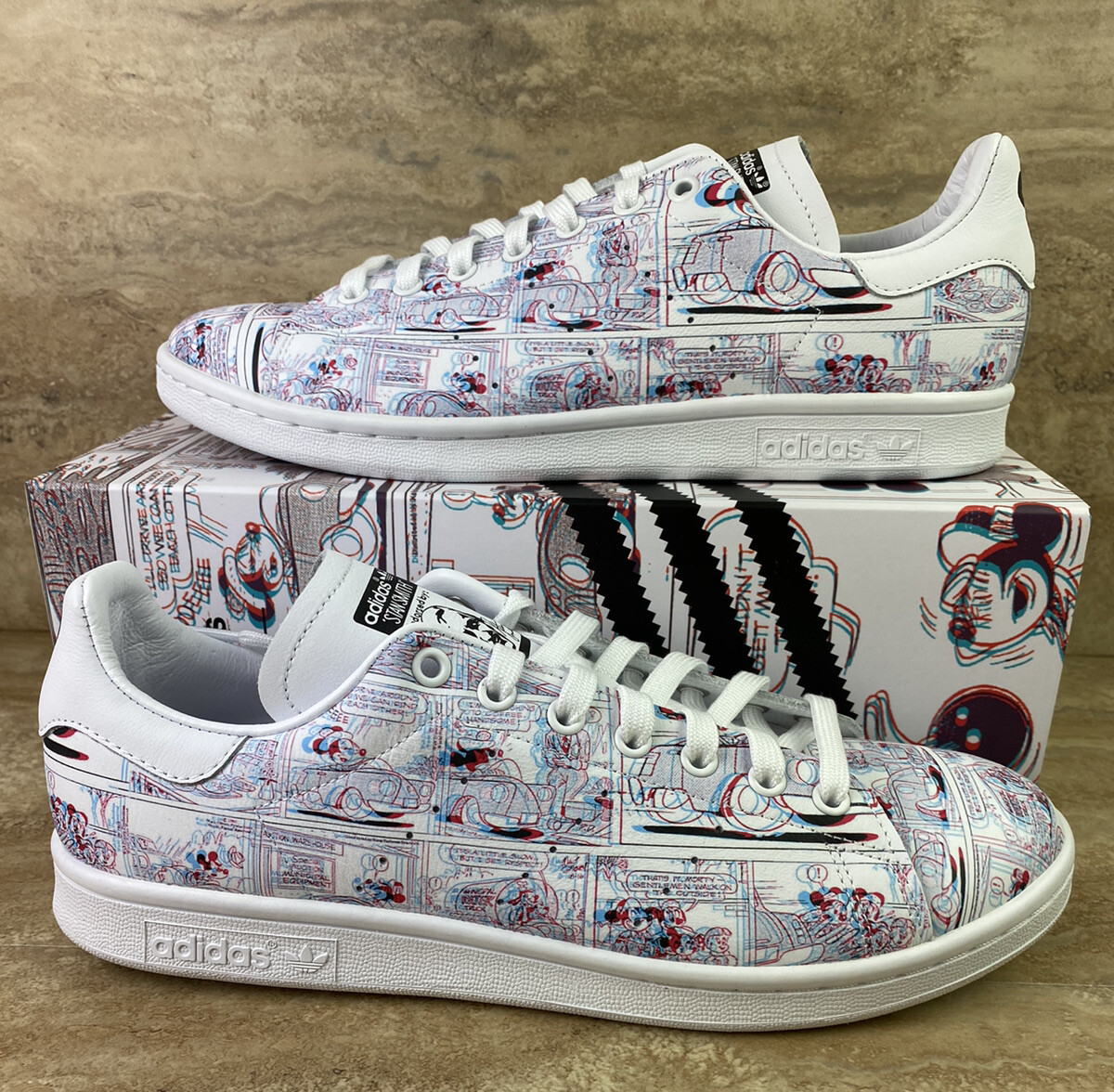 Adidas Stan Smith Mickey Mouse 3D Men's Running Shoes Adidas Stan Smith Mickey Mouse 3D Men's Running Shoes