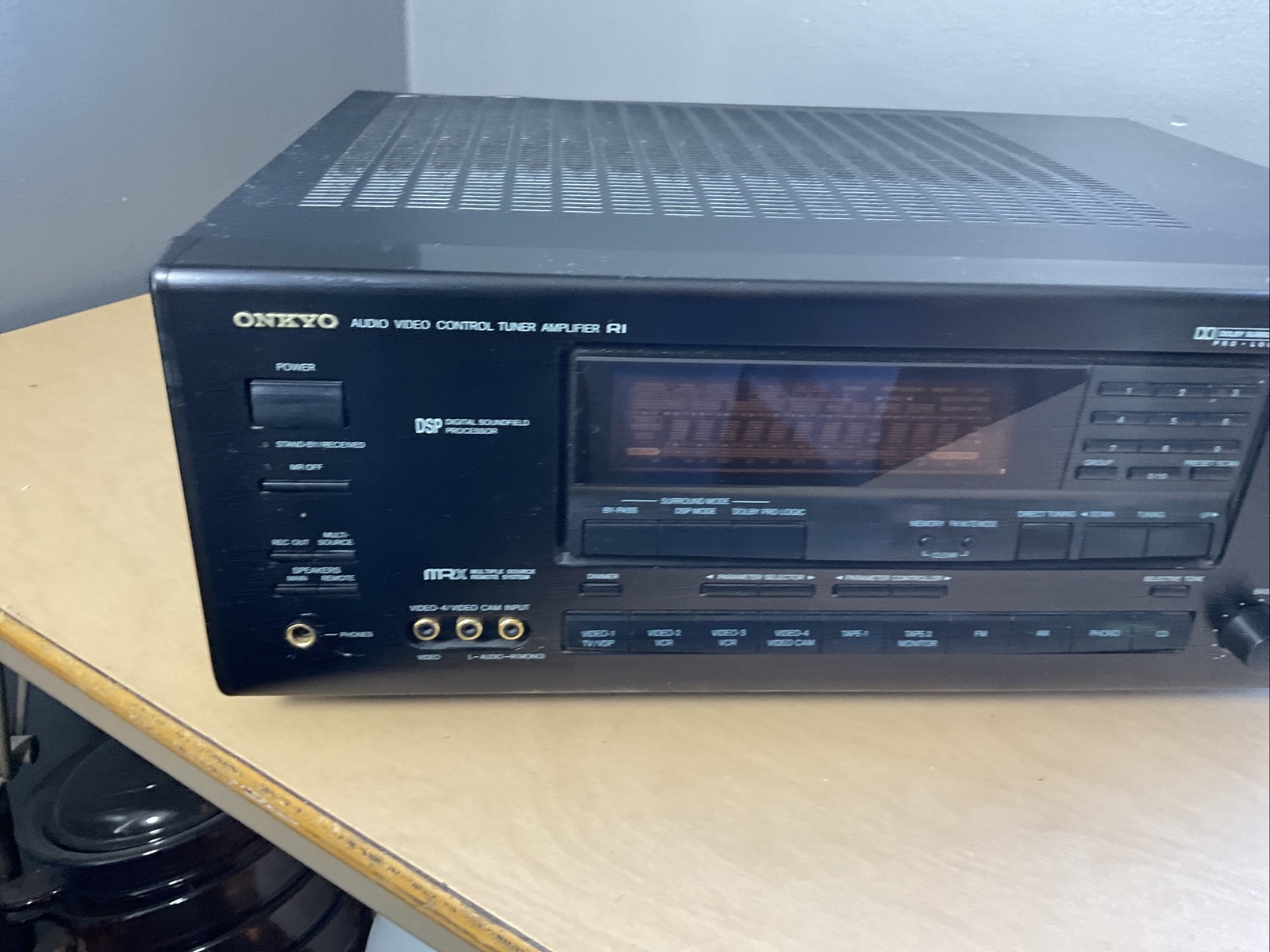 Vintage Onkyo Audio Video Tuner Amplifier R1 TX-SV636 With Phono Input ...
