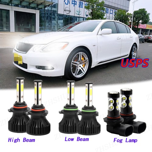 For 98-05 LEXUS GS 300 400 430 Combo 6x 6000K LED Headlights 9145 Fog ...