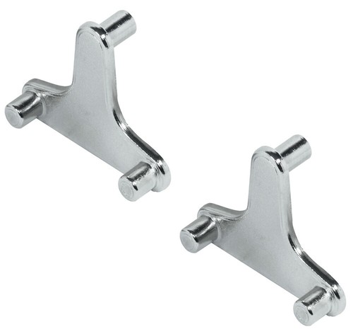 2x Shelf Support pins steel bracket plug in clamp wood Studs Cabinets ...