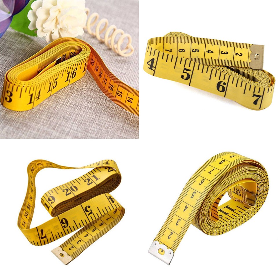3M 120" Soft Body Cloth Measuring Ruler Flat Tape Measure for Tailor ...