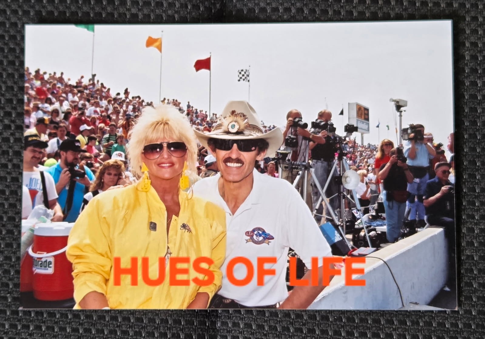 RARE VTG LINDA VAUGHN Original 4x6 with Richard Petty Hurst Golden ...