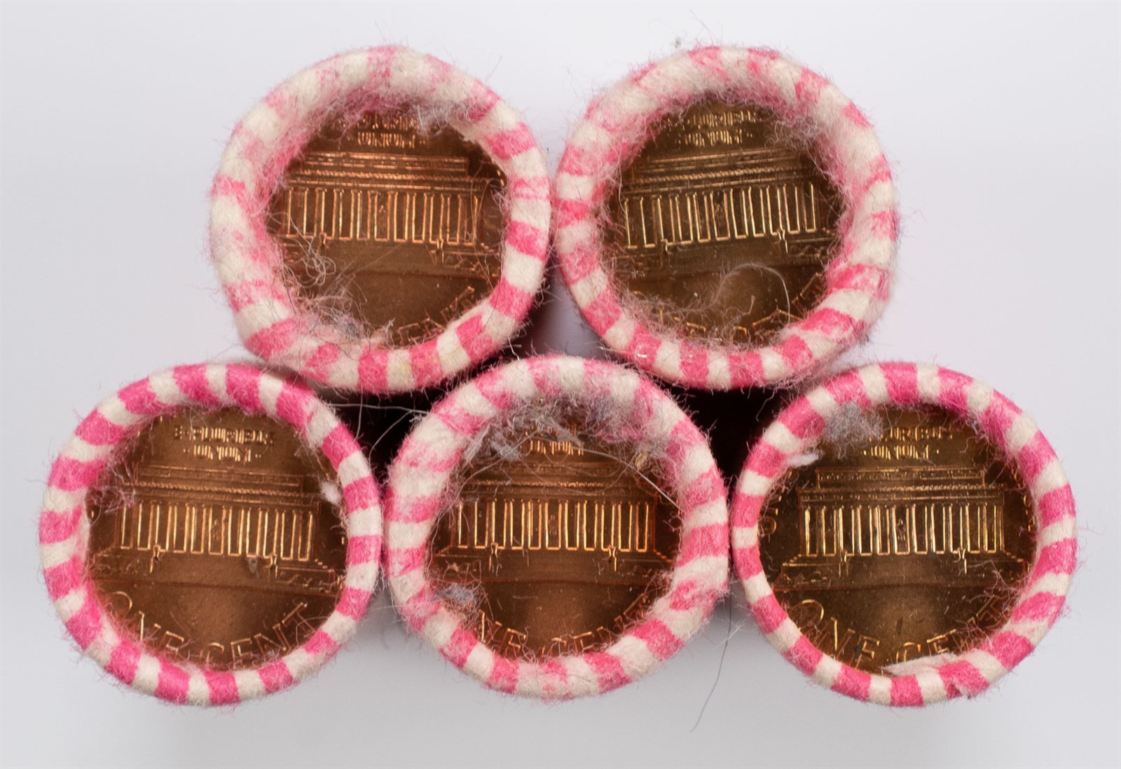 1974 OBW Lincoln Cent BU Penny Rolls Federal Reserve Bank of Cleveland ...