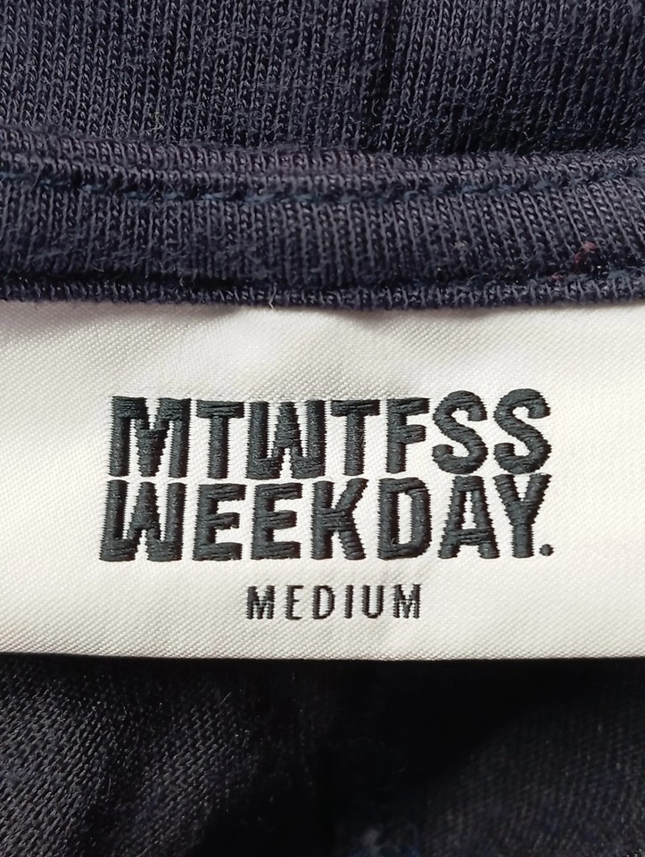 MTWTFSS WEEKDAY Maglia Maniche Lunghe Donna Blu Basic (IT 42, EU 38) | eBay