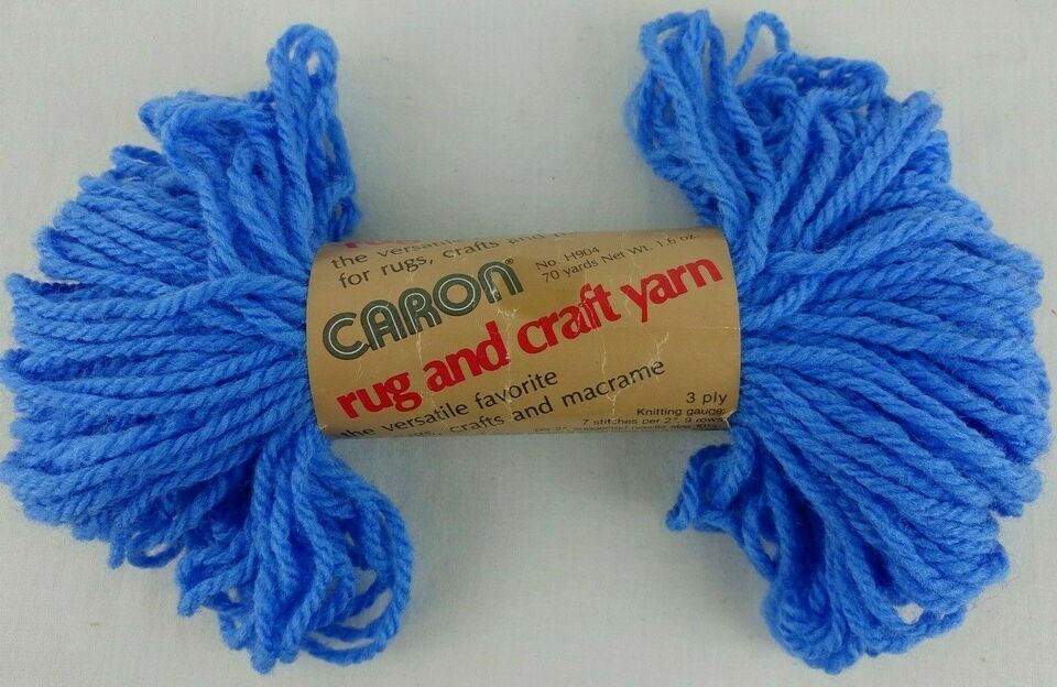 Aunt Lydias Heavy Rug Yarn 75 COLORS 60 70 210 Yd Skeins Polyester Vtg ...