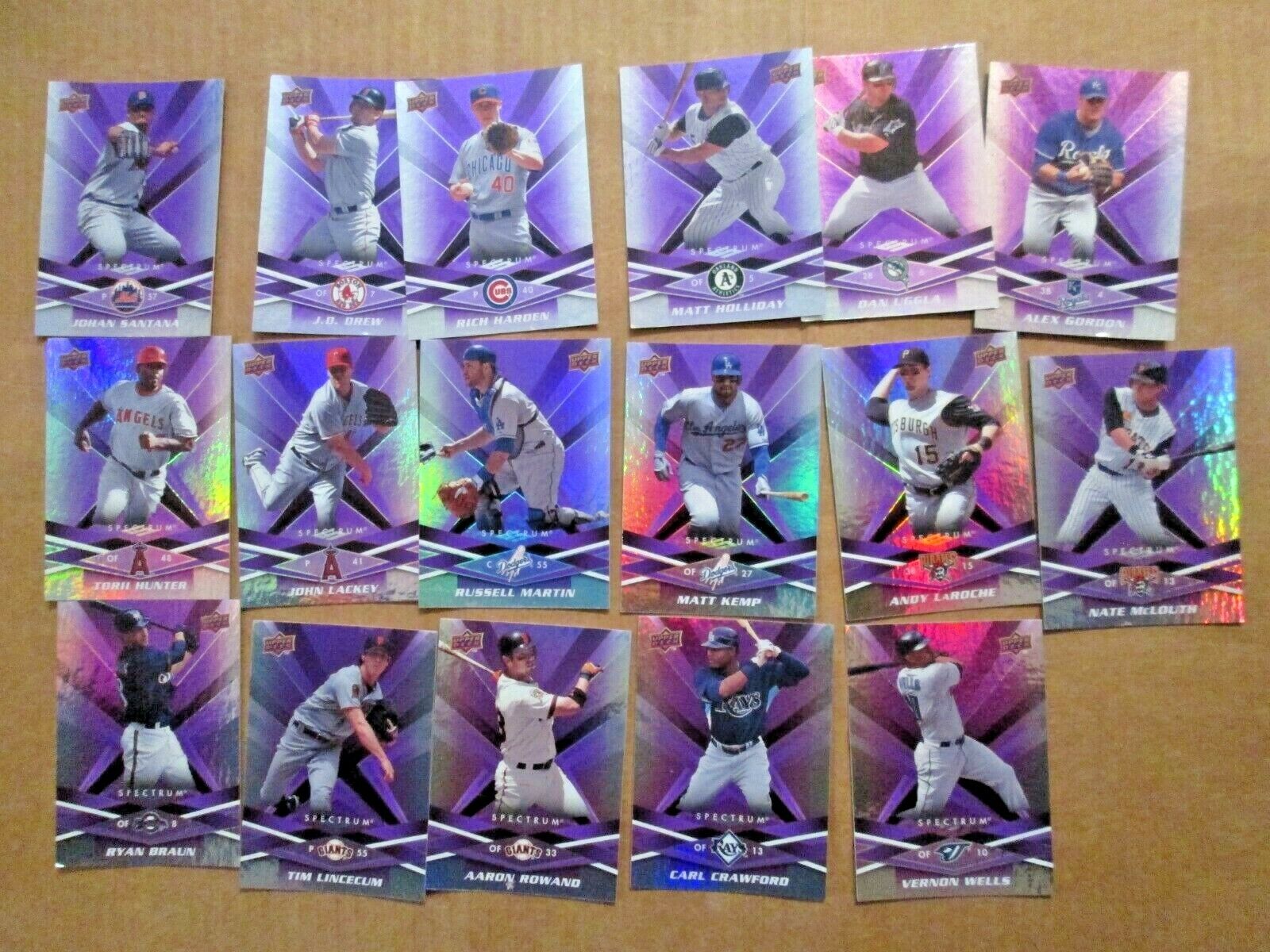 2009 Upper Deck Spectrum Baseball Lot of 26 Different All Base Set | eBay