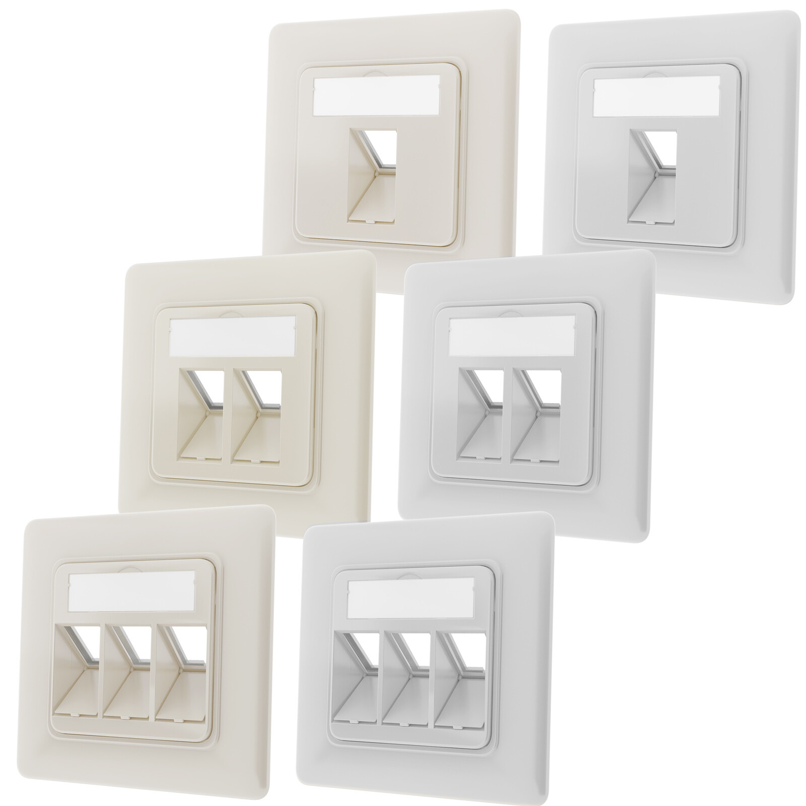 CAT 6a Netzwerkdose Unterputz Datendose Anschlussdose LAN DSL Dose ...