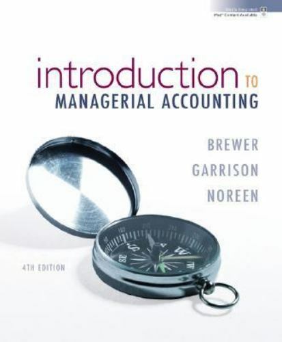 Introduction To Managerial Accounting by Brewer 9780073379357| eBay
