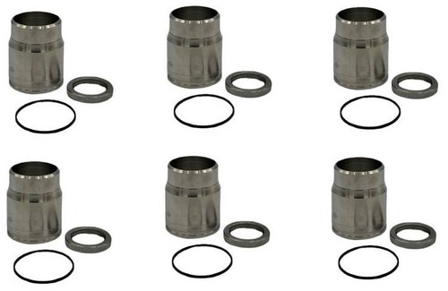 Injector Sleeve Tube 6 Pcs. for Cummins ISX15 REF # 3685966 3686961 w ...