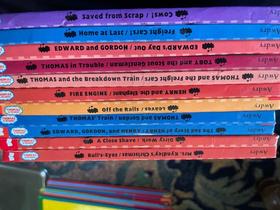 22 Thomas & Friends Club Hardcovers, Scholastic 2-Books-in-1 The Rev W ...