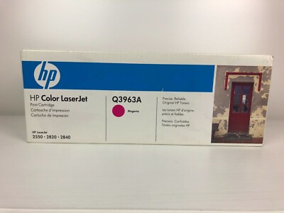 Genuine HP Q3963A 122A MAGENTA Toner Cartridge New Sealed for HP 2550 ...