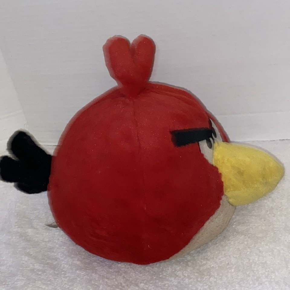 2010 Rovio Angry Birds 9” Plush Red Bird Commonwealth | eBay