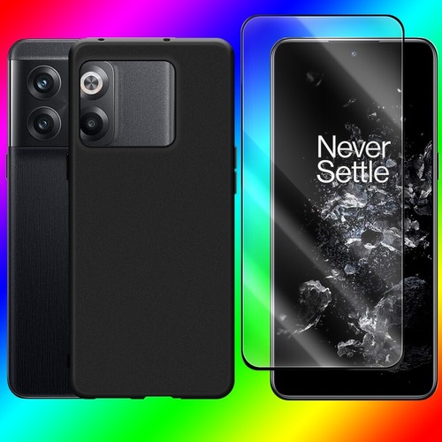 Clear Tempered Glass Screen Protector Soft Protective Case for OnePlus ...