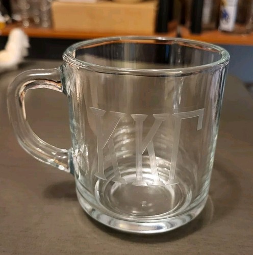 Kappa Kappa Gamma Fraternity Sorority Vintage Clear Mug Glass | eBay