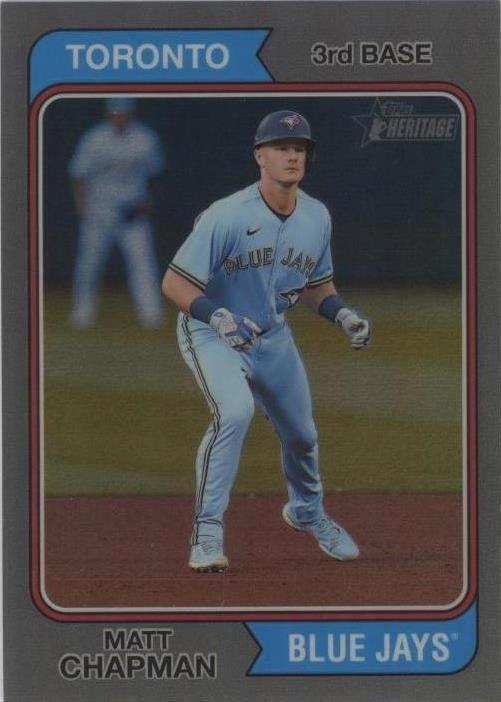 2023 Topps Heritage - Matt Chapman #378 Chrome Silver /374 for sale ...