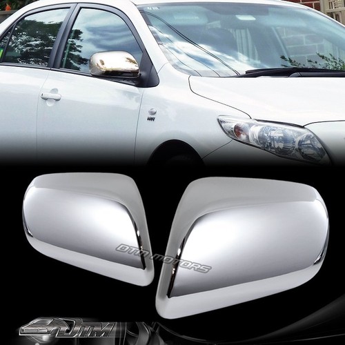 Chrome ABS Plastic Side Mirror Cover Covers Cap For 2004-2009 Toyota ...