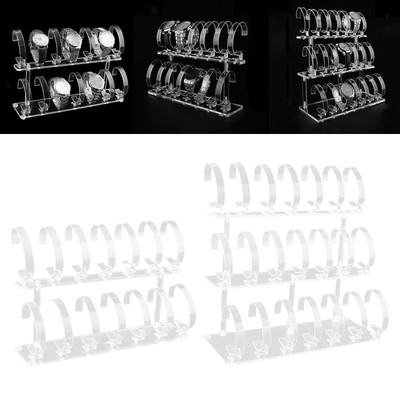Wrist Watch Displays Rack Holder Retail Use Transparent Multi Tier ...