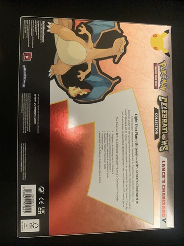 Pokémon TCG Lance's Charizard V Celebrations 25th Anniversary Box Collection New 820650101625| eBay