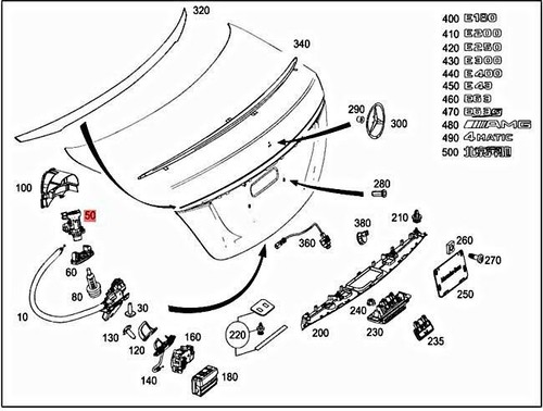 Genuine MERCEDES BBDC X222 A207 C204 C207 Unlocking 2047500061 | eBay