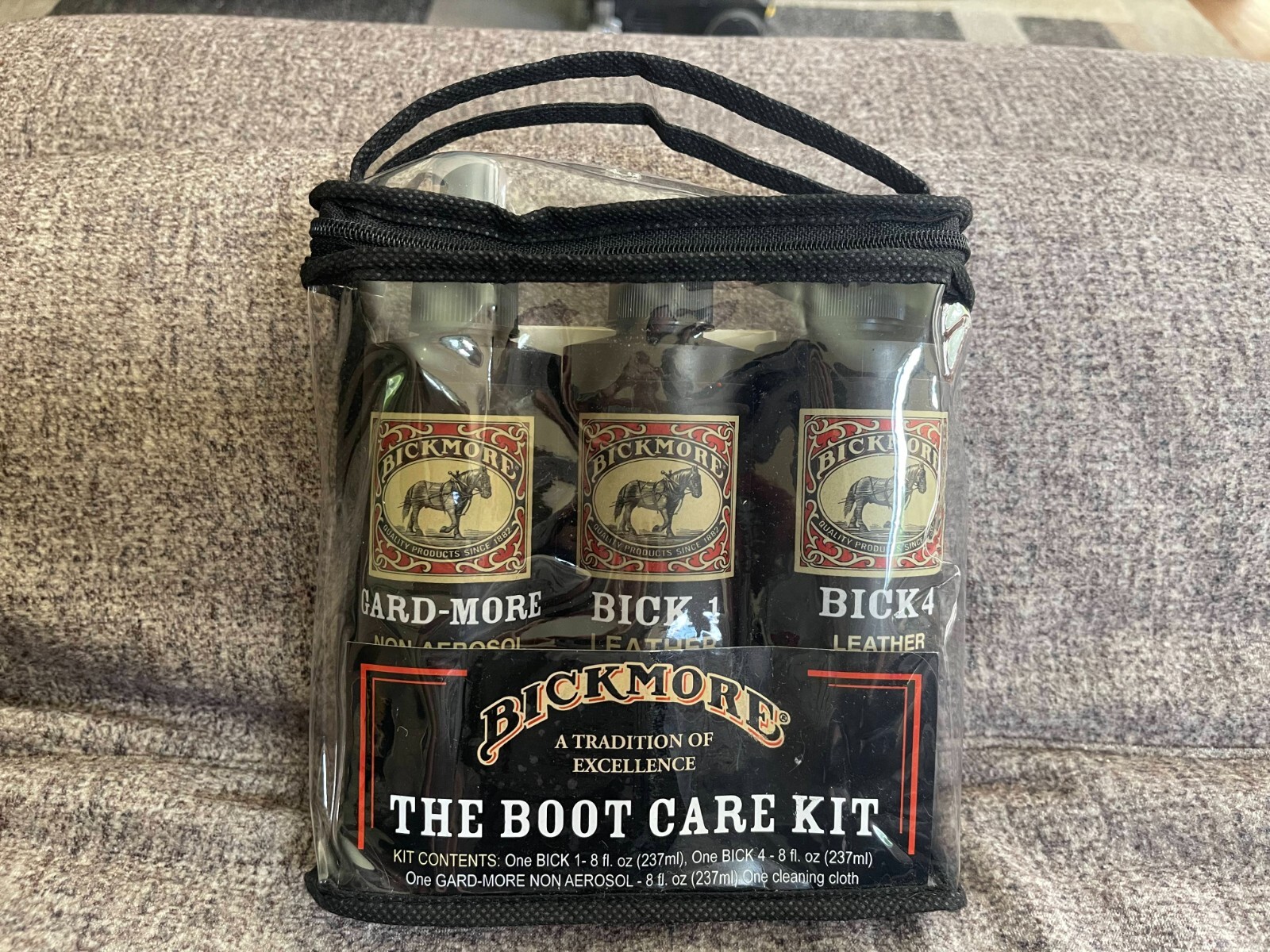 Bickmore Boot Care Kit - Bick 1 Bick 4 & Gard-More - Leather Lotion ...