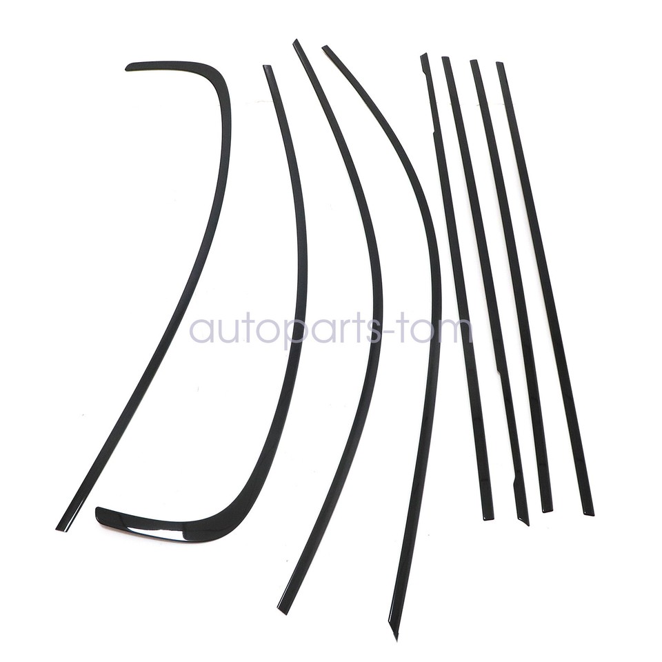 For BMW 3 Series E90 2006-2012 Window Sill Molding Trim Strips Gloss ...