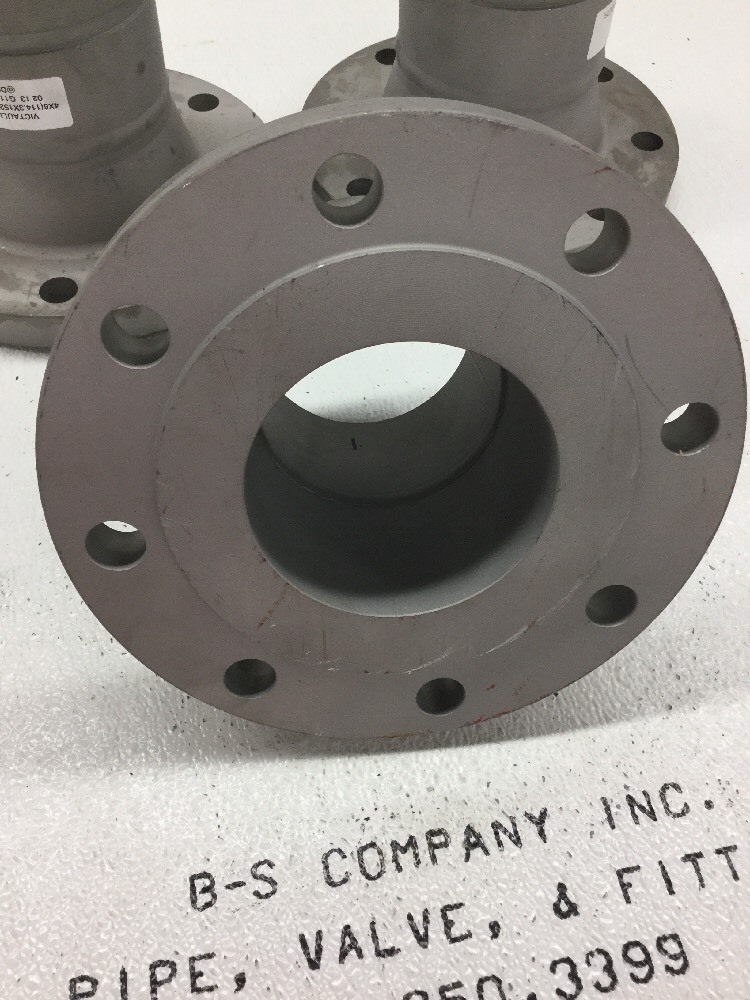 Victaulic 445R Stainless Steel Flanged Adapter Nipple 4" 150# RF S/40 X ...