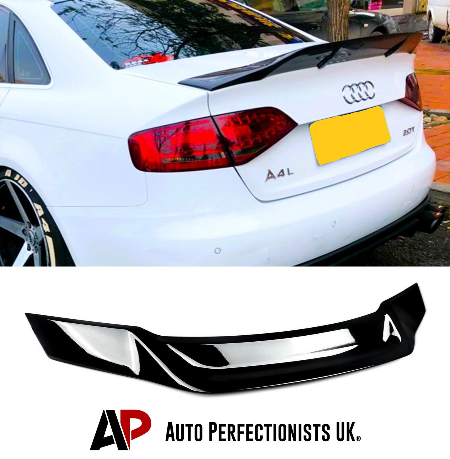 Trunk Lip Spoiler Rear Spoiler For 2008-2012 Audi A4 B8 Sedan – PSM ...