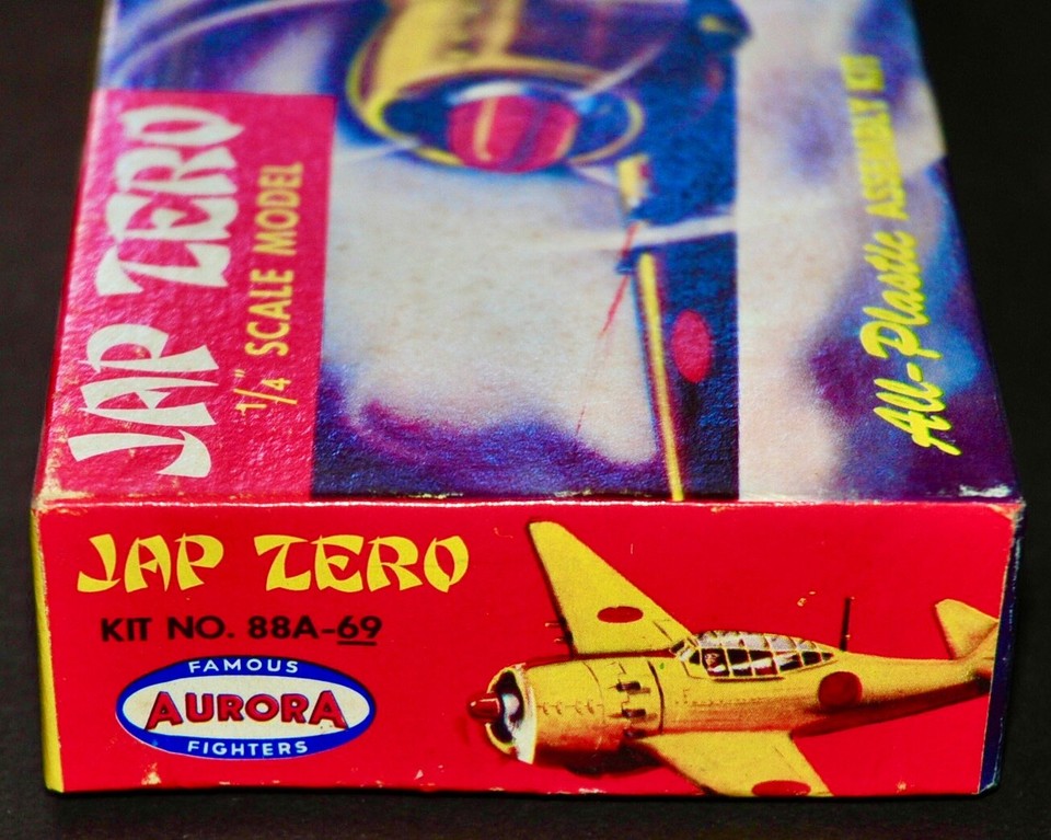 AURORA KIT NO. 88A-69 FAMOUS FIGHTERS JAP (JAPANESE) ZERO, 1956 MODEL KIT | eBay