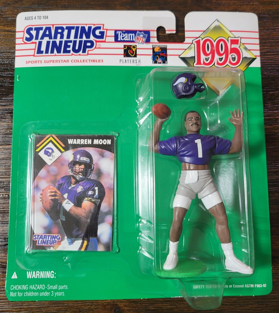 Kenner 1995 Edition Starting Lineup Warren Moon Minnesota Vikings for ...