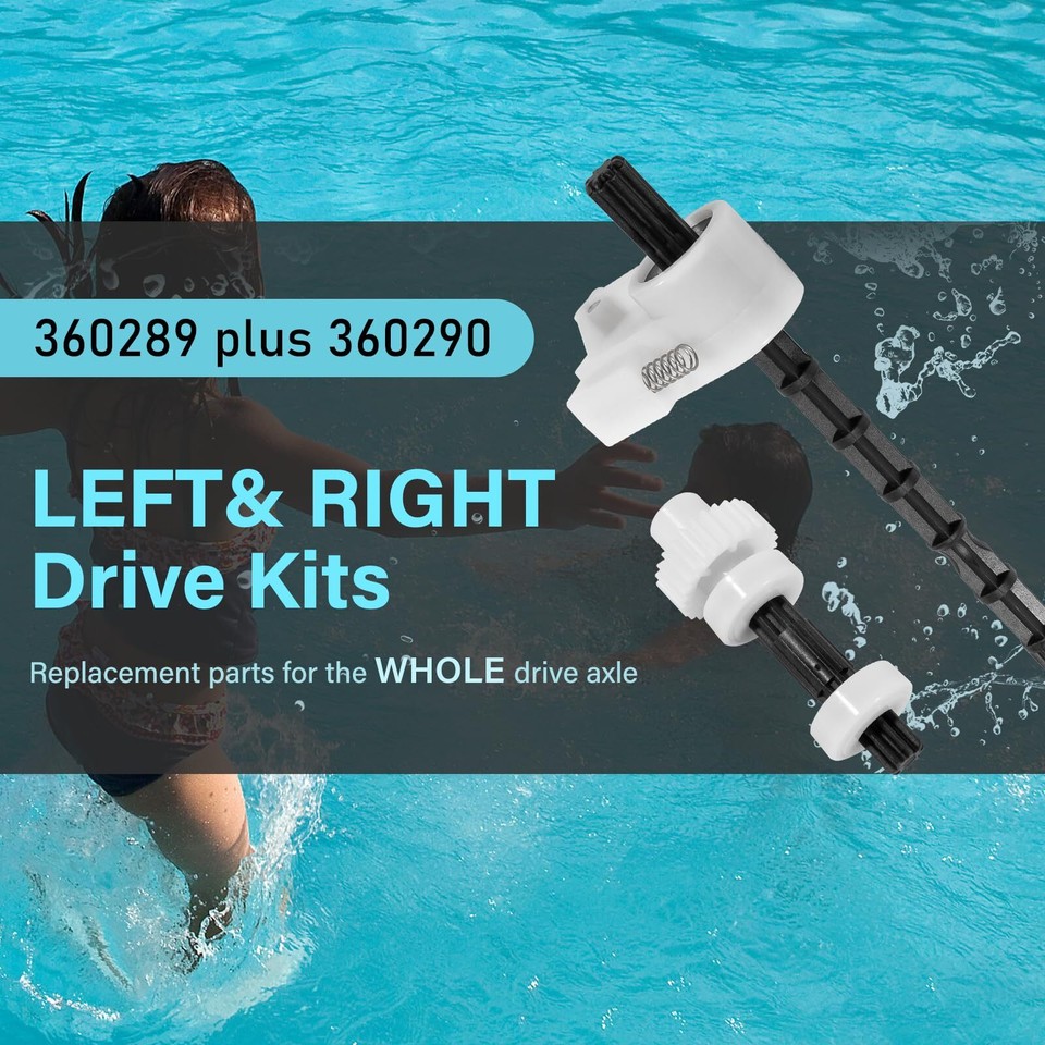 360289+360290 Right & Left Drive Axle Kit for Pentair Rebel Warrior ...