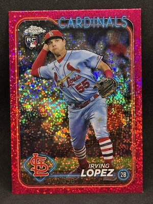 Irving Lopez 2024 Topps Chrome #95 Fuschia Speckle Refractor /350 ...