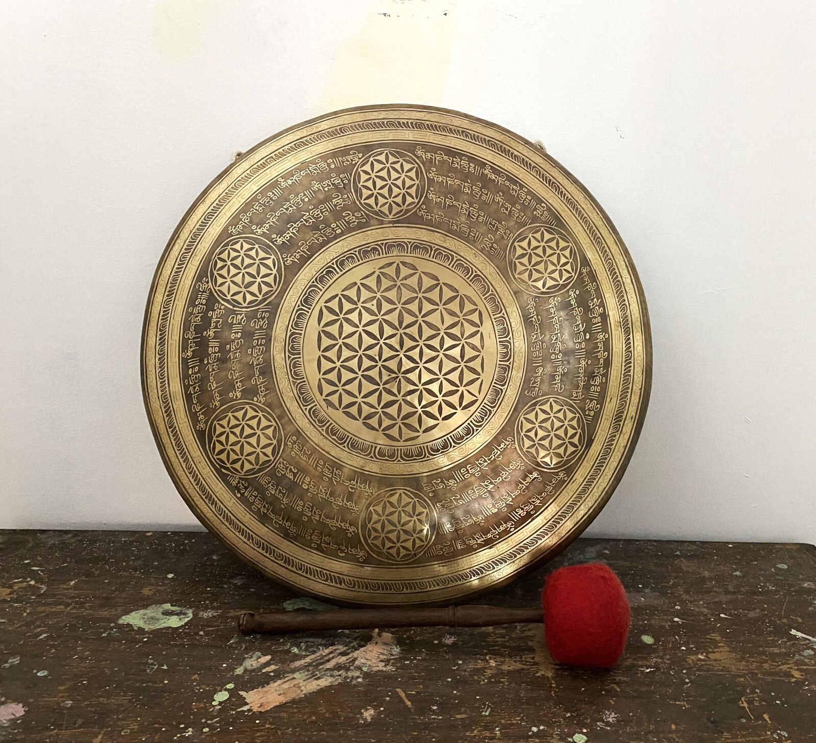 FLOWER OF LIFE Gong Best Resonance High-Quality Healing Big Gongs ...