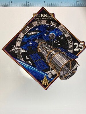 NASA HUBBLE SPACE TELESCOPE 25 year Anniversary patch | eBay