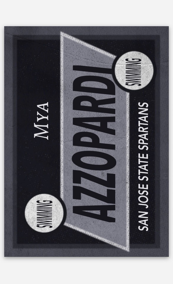 Mya Azzopardi San Jose St. Hot Swimsuit NCAA Custom ACEO Rookie Trading ...