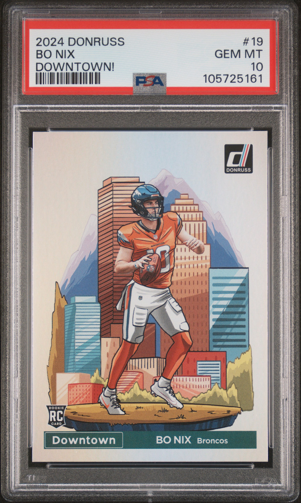 Bo Nix 2024 Donruss #19 Downtown /(SSP) Price Guide - Sports Card Investor