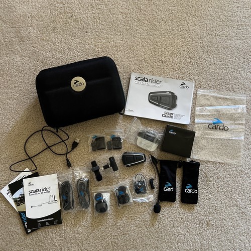 Cardo Scala Rider Q1 Teamset Motorcycle Communication Kit w/ Manual | eBay