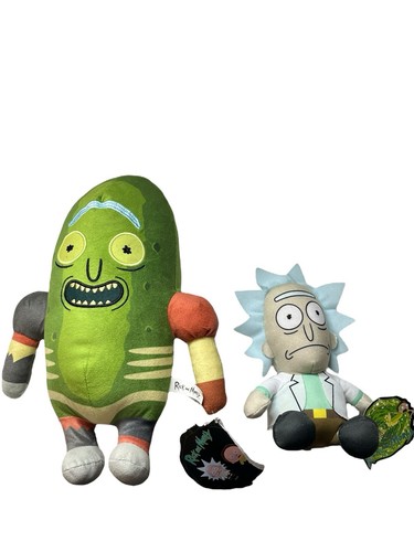 Pickle Rick Plush From Rick and Morty - Stuffed Toy With TAGS Lot Of 2 ...